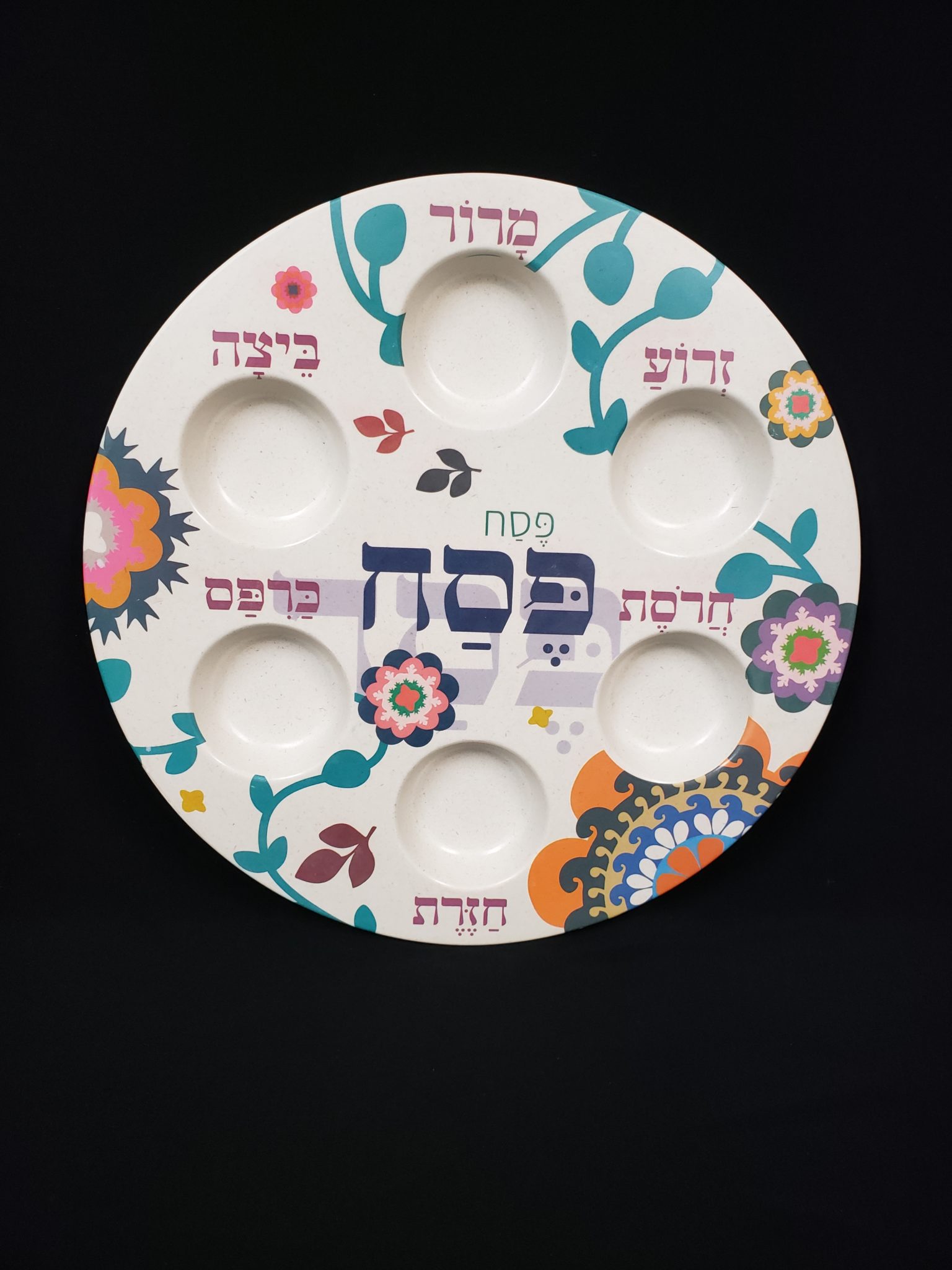 Passover Seder Plate: Israeli Designed – Melamine